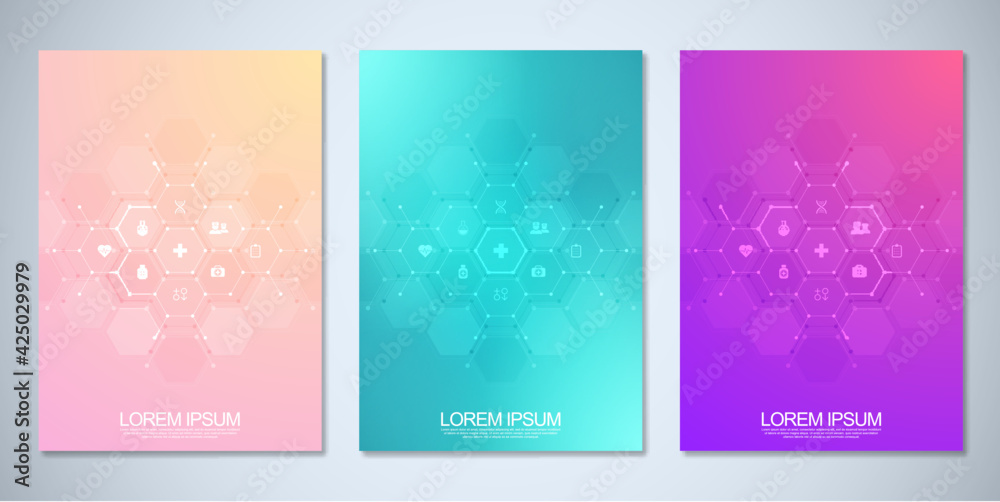 Template brochure or cover book, page layout, flyer design. Concept and ...