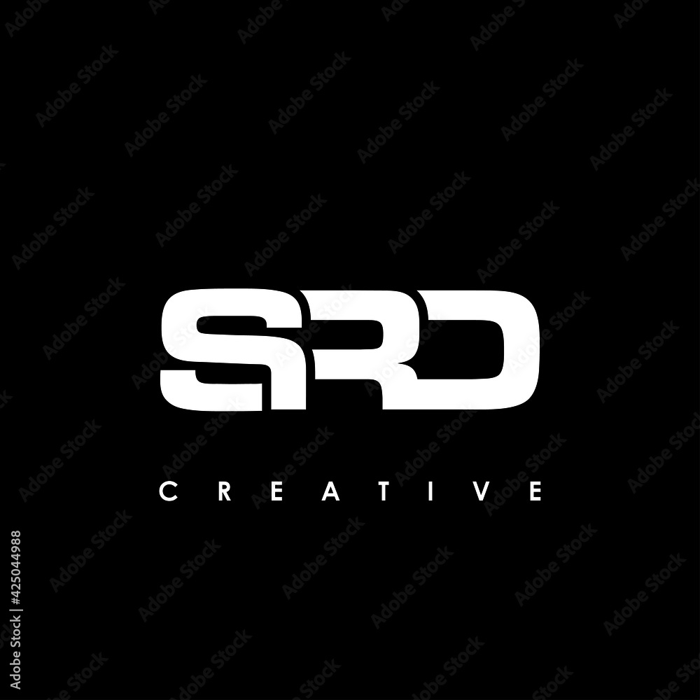 SRD Letter Initial Logo Design Template Vector Illustration Stock ...
