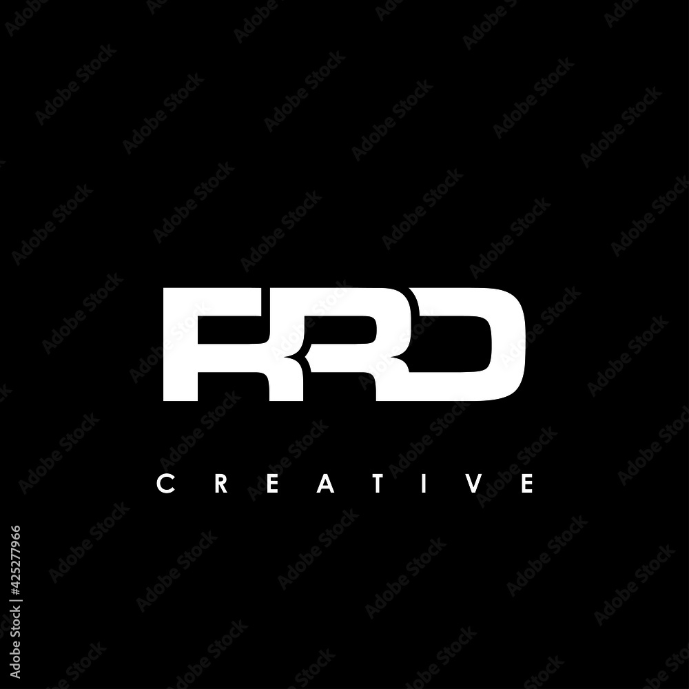 RRD Letter Initial Logo Design Template Vector Illustration Stock ...