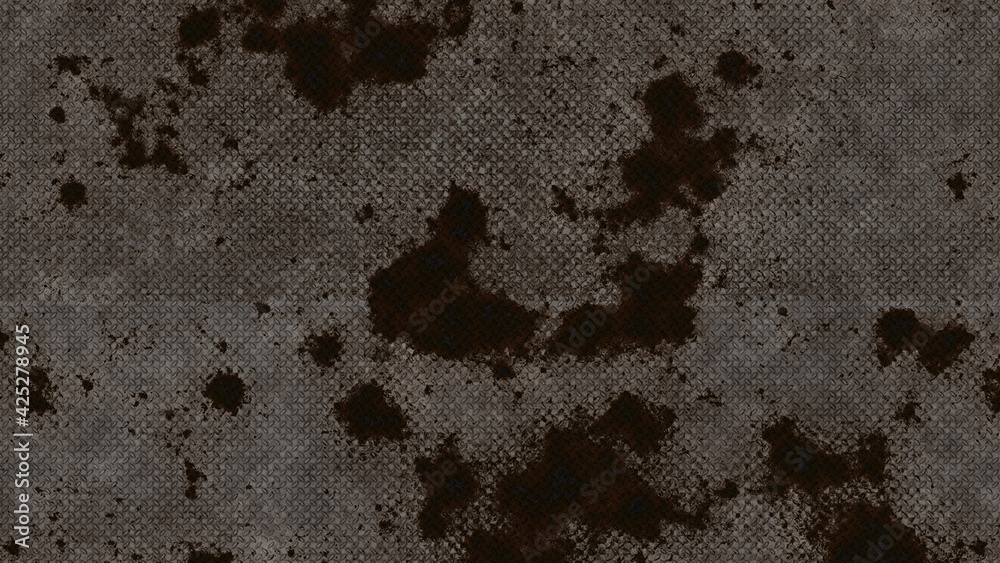 Rusty gray metal texture with anti-slip tread. The background. Desktop ...