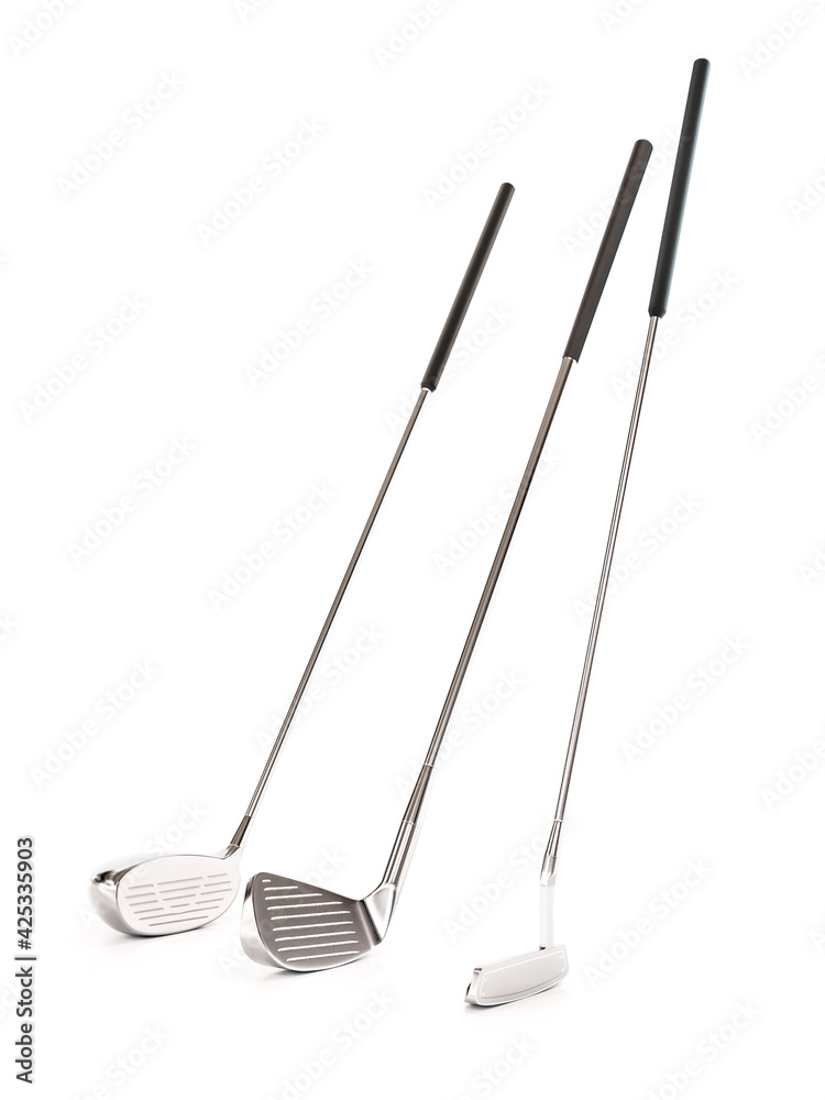 Set of basic golf clubs Stock-Foto | Adobe Stock