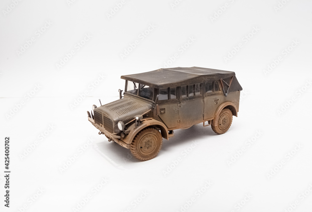 The Military vehicle Horch Type 1a. Stock Photo | Adobe Stock