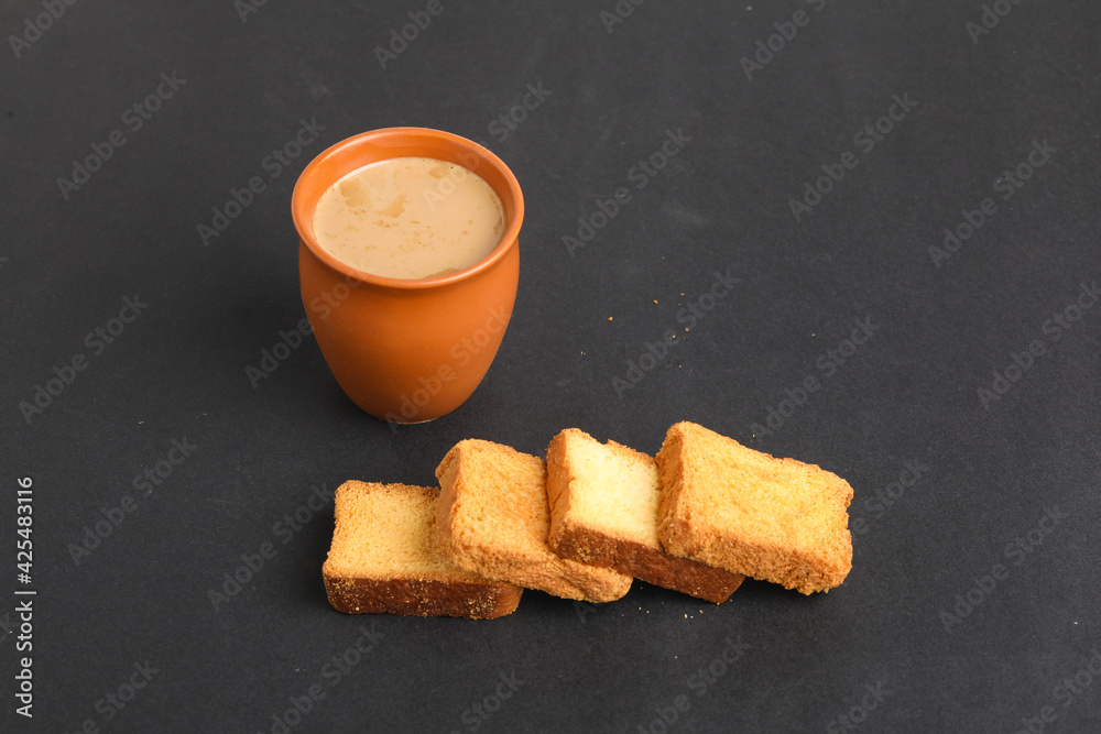 Indian Breakfast With Tea