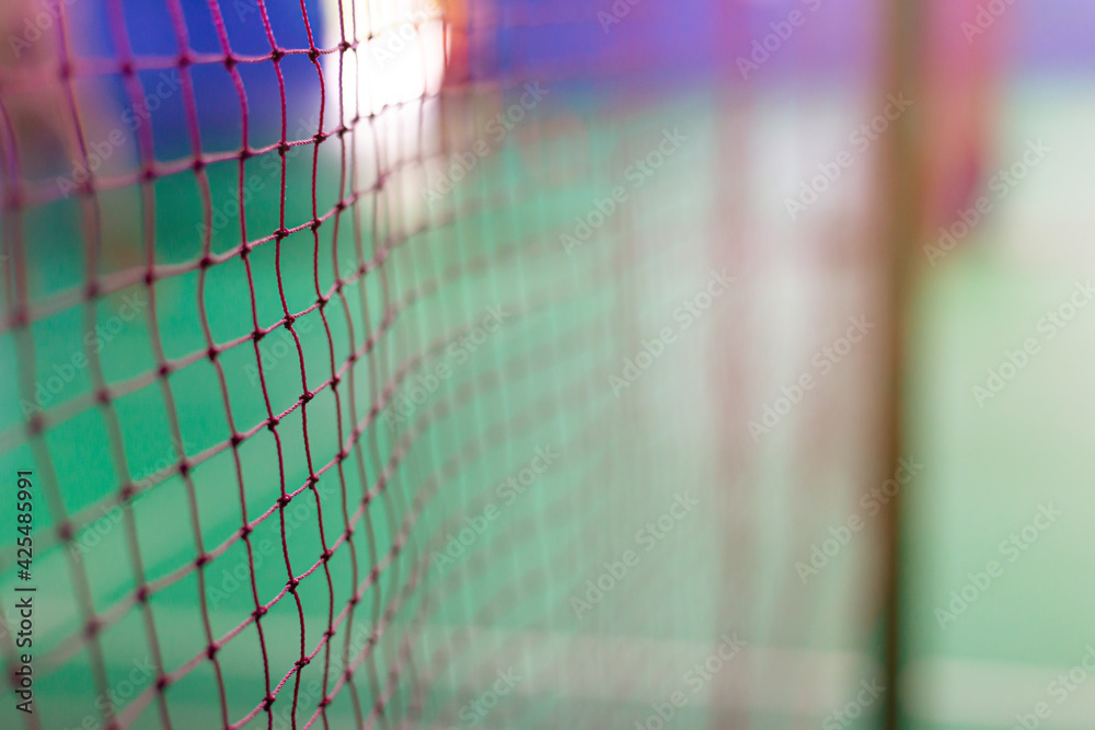 Badminton courts beautiful blur in indoor badminton court, badminton ...