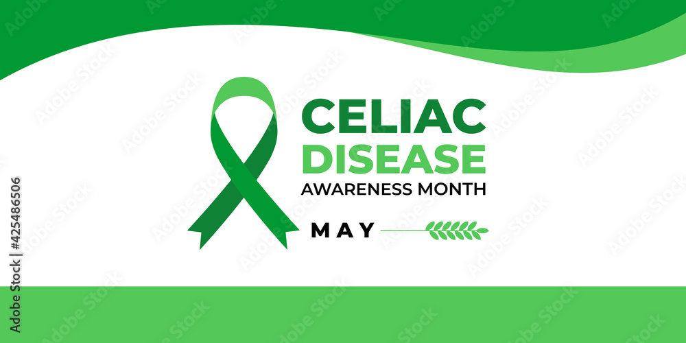 Celiac disease awareness month. Vector web banner for social media ...