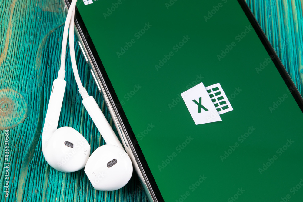 Helsinki, Finland, May 4, 2019: Microsoft Excel application icon on ...
