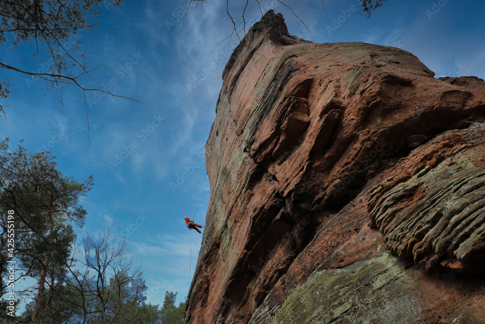 beautiful rocks and landscapes in the "Dahner Felsenland" - Germany ...