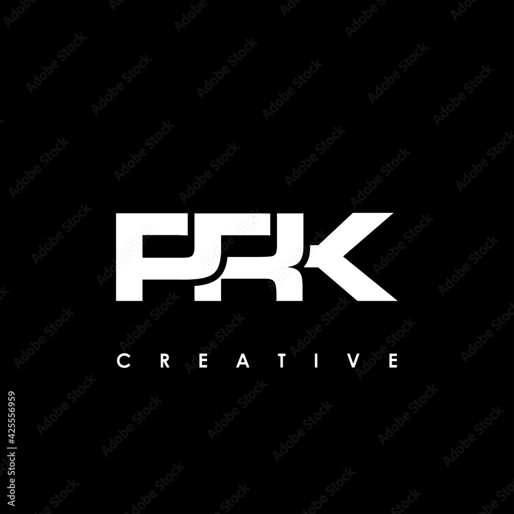 Vetor de PRK Letter Initial Logo Design Template Vector Illustration do ...