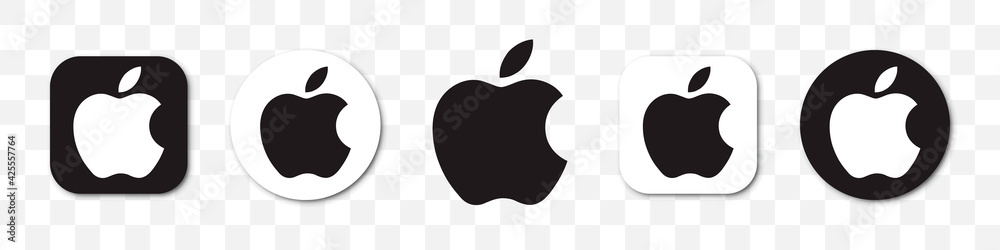 White Apple Logo No Background