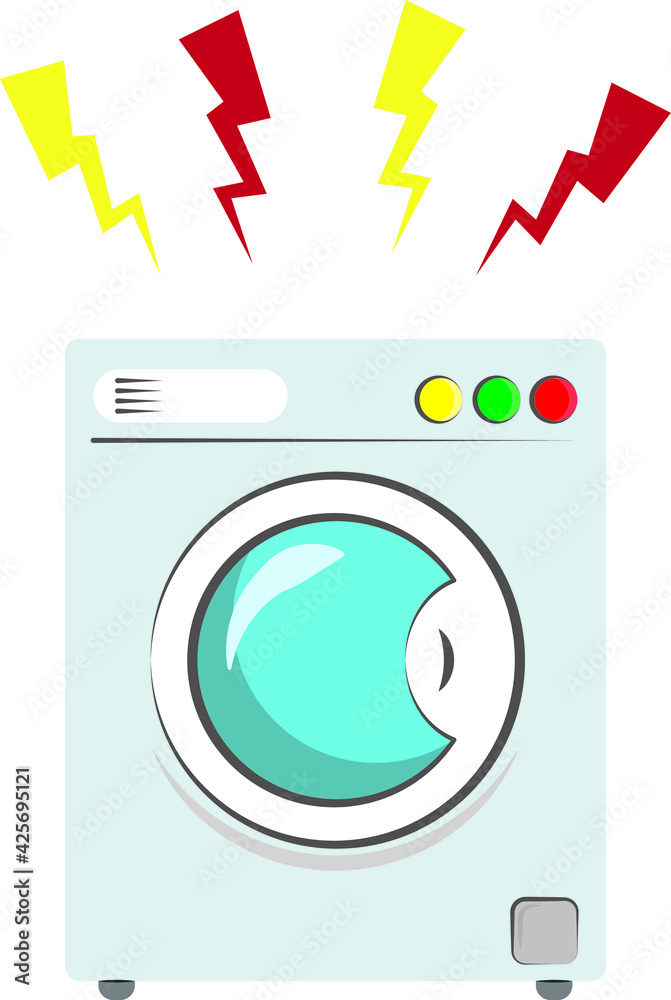 Breakdown of the washing machine. Problems with electrical appliances ...