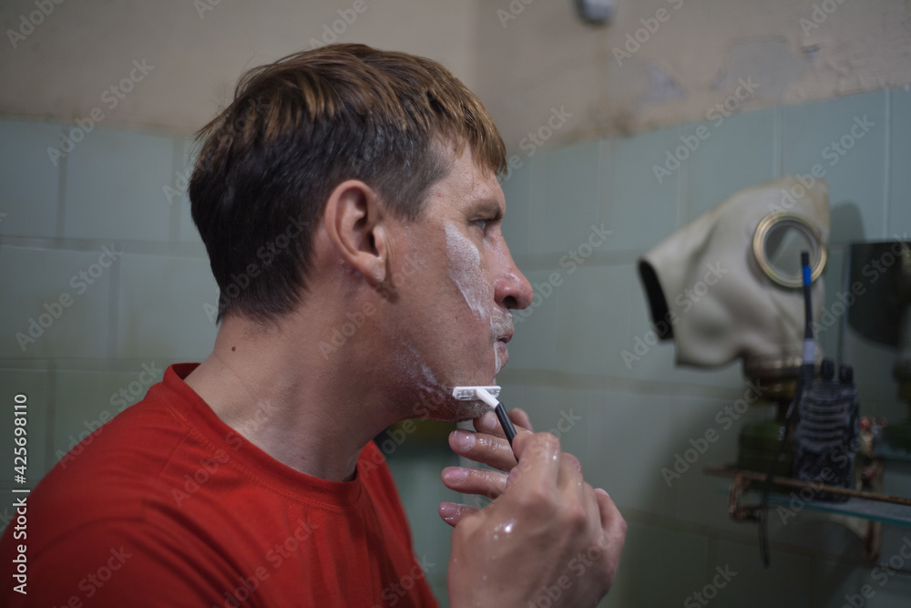 Shave and brush your teeth in a nuclear explosion. .Human hygiene is ...