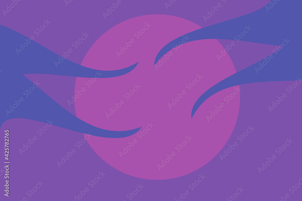 Gradient background with layers combined using complimentary ...