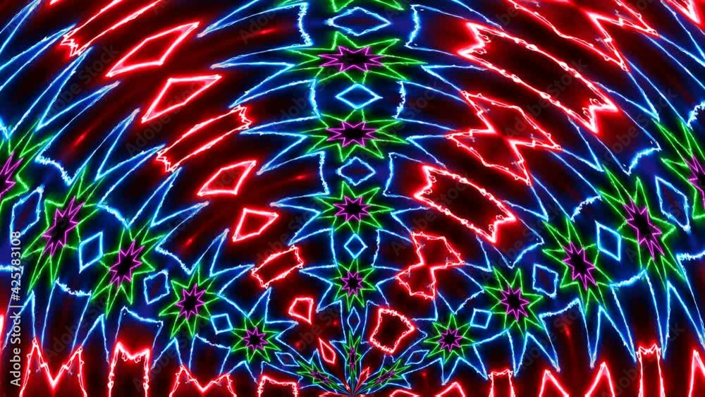 VJ Disco Abstract Background, Colorful Background, 4K Ultra HD ...