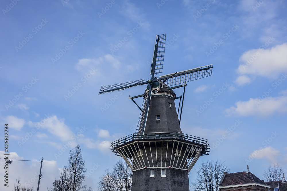 De Gooyer Windmill - Amsterdam most iconic mill. De Gooyer Windmill ...