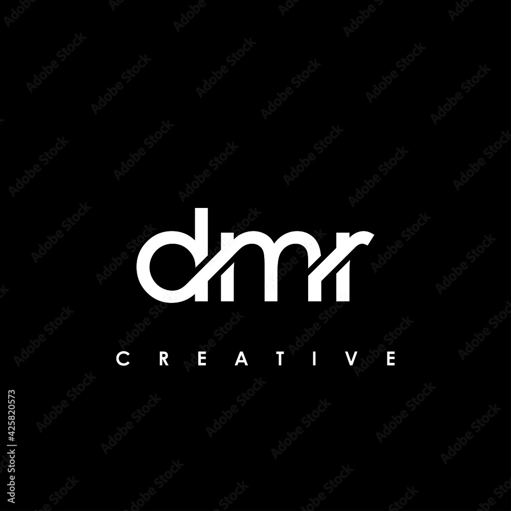 DMR Letter Initial Logo Design Template Vector Illustration Stock ...