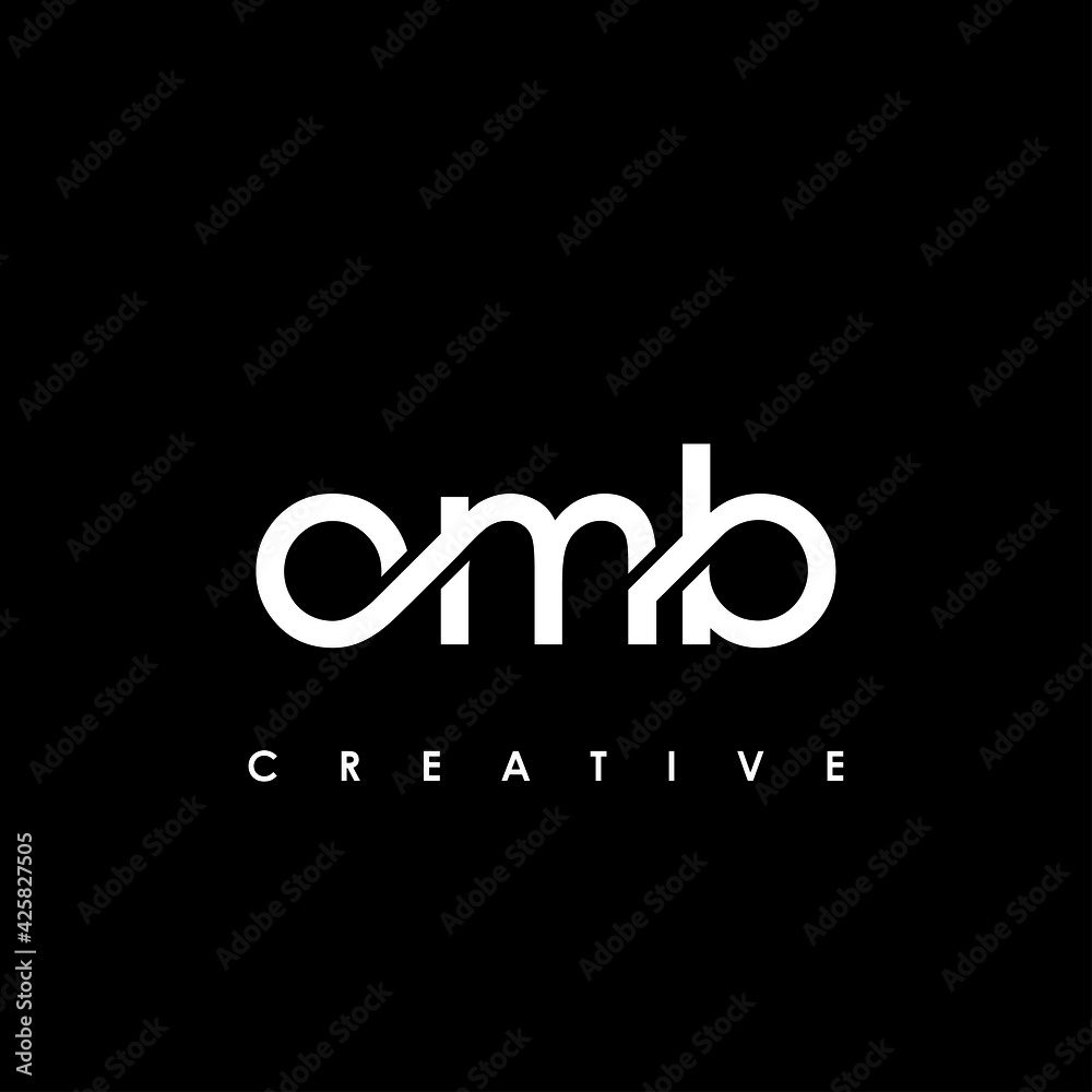 OMB Letter Initial Logo Design Template Vector Illustration Stock ...