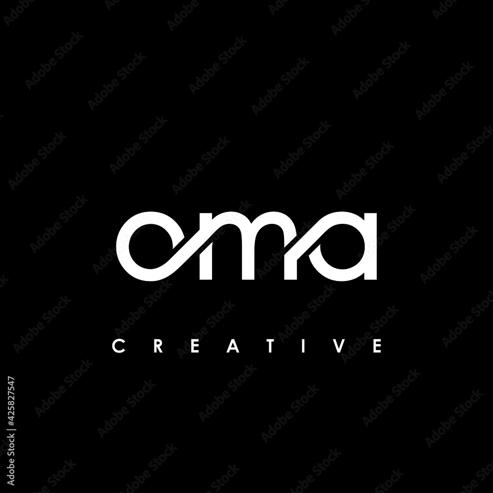 OMA Letter Initial Logo Design Template Vector Illustration Stock ...