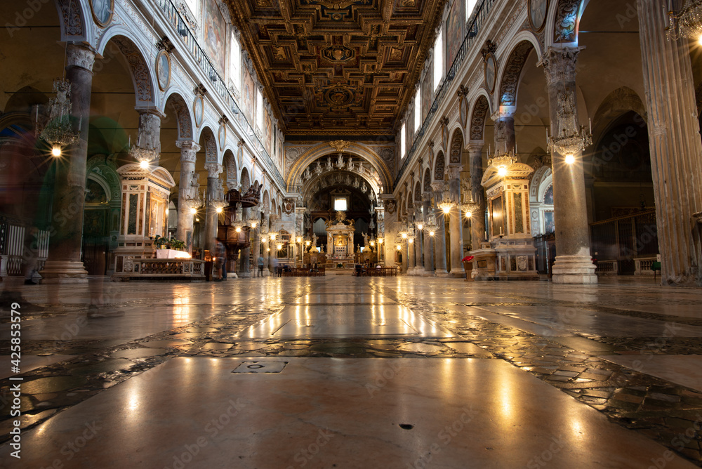 Basilica Santa Maria in Aracoeli in Rom Stock Photo | Adobe Stock