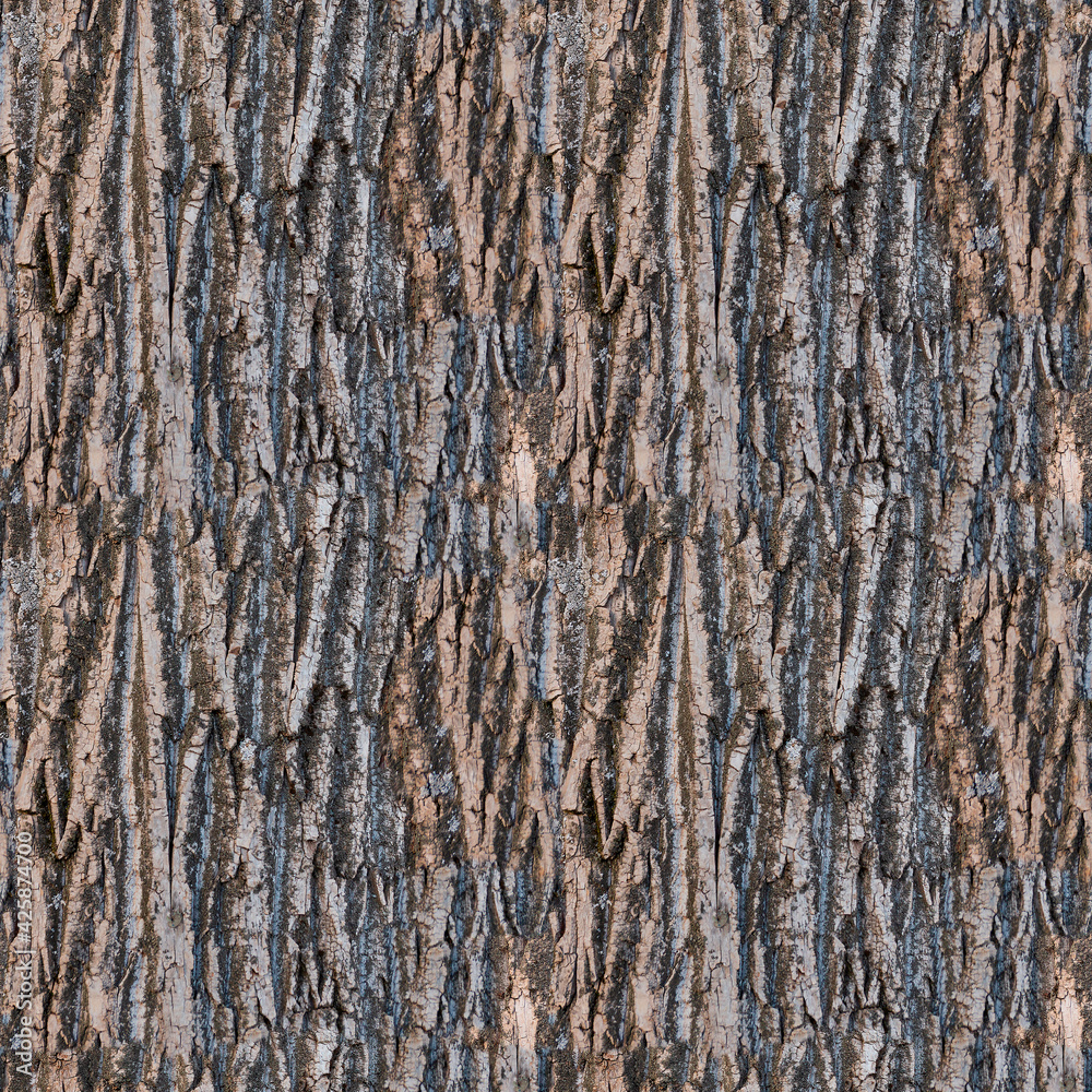 tree bark texture. 4k seamless texture for 3d texturing Stock Photo ...