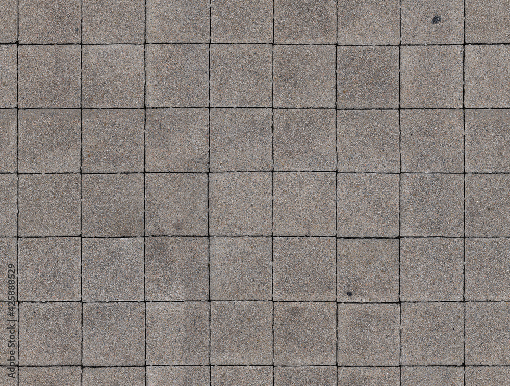 Square grey paving tile seamless texture Stock Photo | Adobe Stock