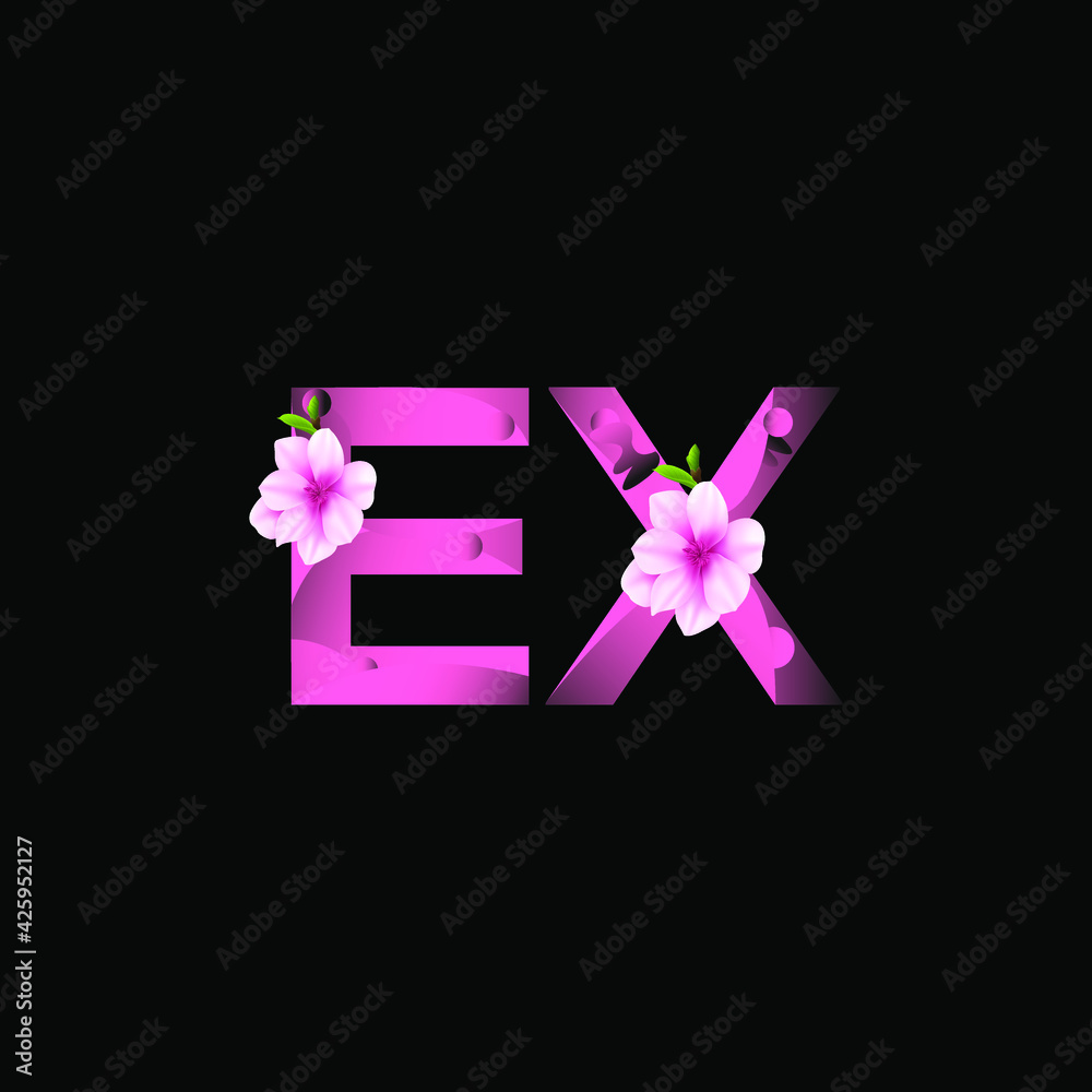 EX LOGO, EX ICON, EX VECTOR, EX LETTER, EX MINIMALIST, EX FLAT, EX ...