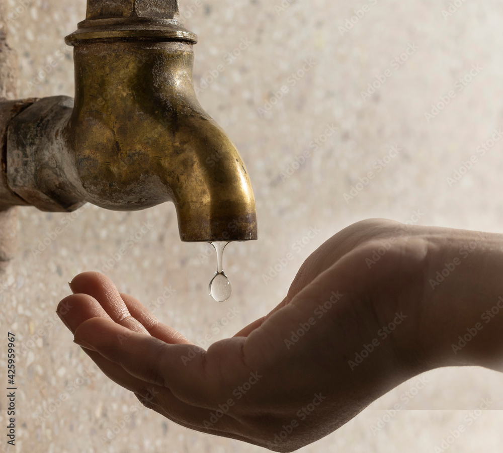 Do not waste water Stock Photo | Adobe Stock