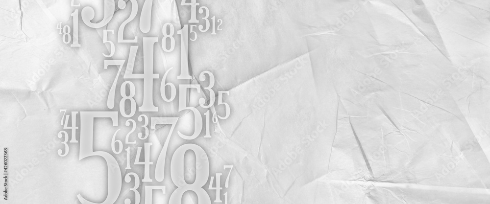 abstract background with numbers Stock Photo | Adobe Stock