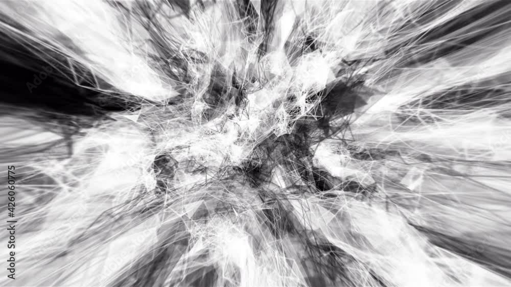 Plexus in the Space 2 - Animations of a cosmos with abstract plexus ...