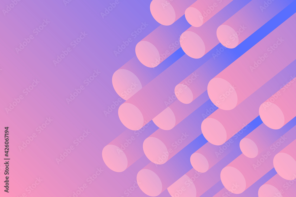 Surfaces with cool gradient motion cylinder shapes composition ...