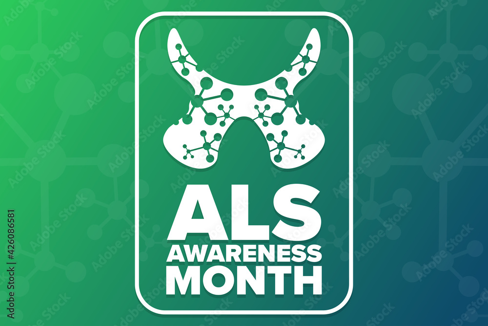 May is ALS Awareness Month. Holiday concept. Template for background ...