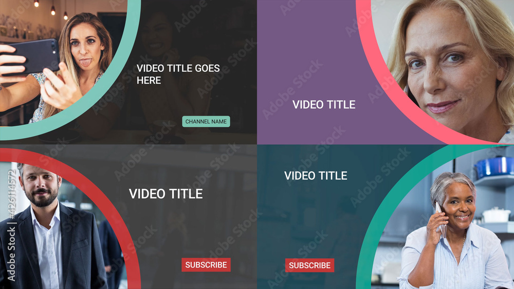 Dynamic Video Intro with in and Out Animation Stock Template | Adobe Stock