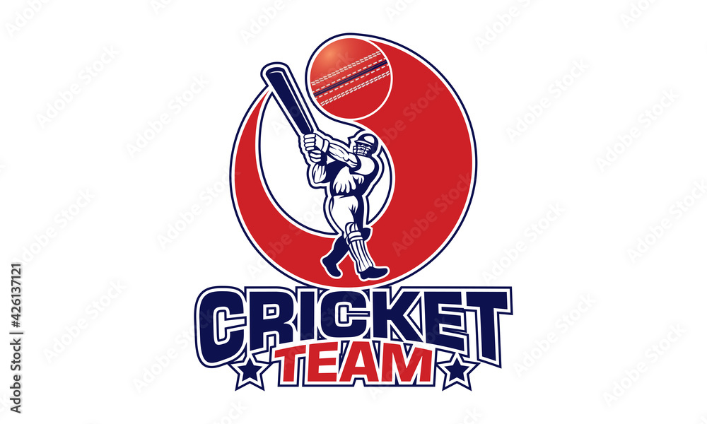 Cricket team logo. Creative cricket icon logo vector. Stock Vector ...