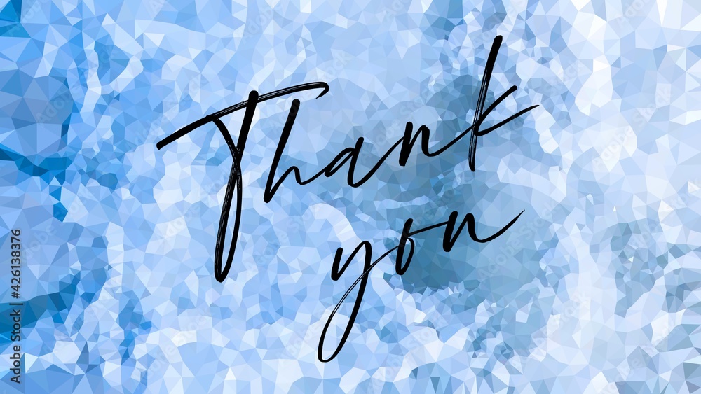 Thank You Card. Hand Written Lettering for Title, Heading, Photo ...