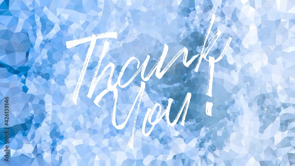 Thank You Card. Hand Written Lettering for Title, Heading, Photo ...