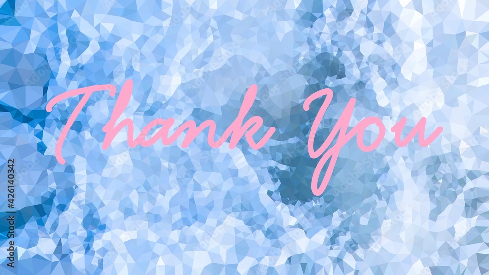 Thank You Card. Hand Written Lettering for Title, Heading, Photo ...