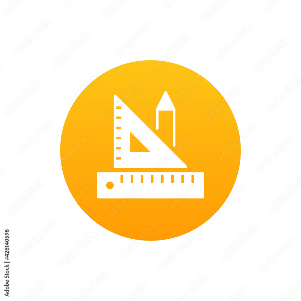 conception, centimeter, distance, idea, line, university, pictogram ...