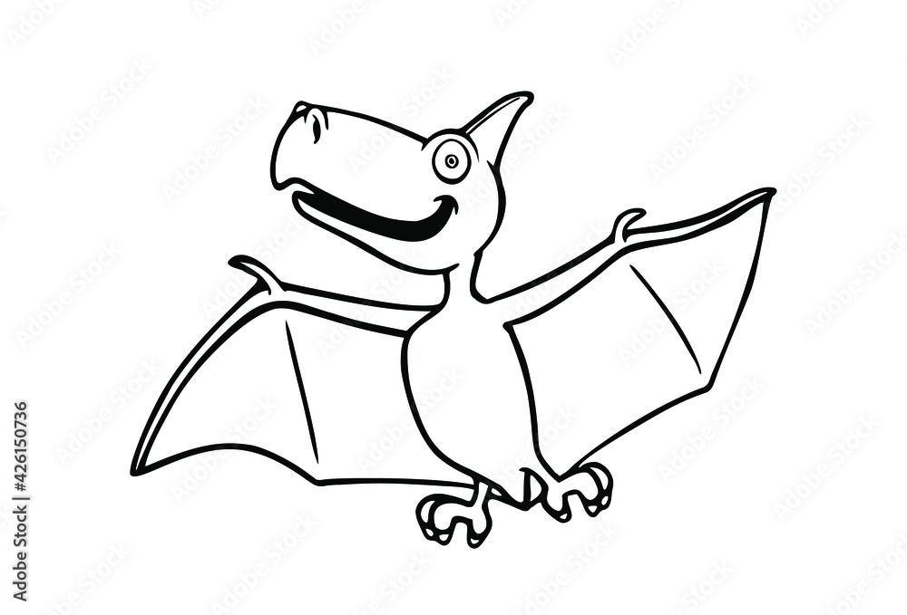 Vector cartoon silhouette outline black line art drawing of a fun baby ...