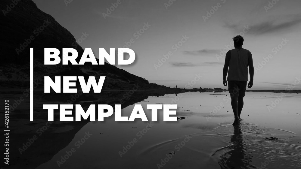 Clean Text Animation Title Overlay Stock Template | Adobe Stock
