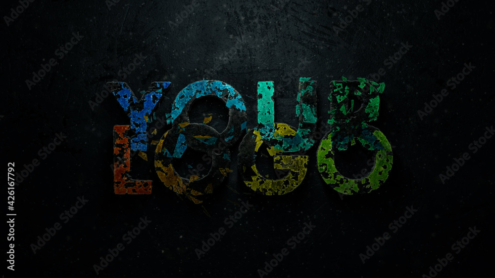 Dark Shattering Logo Stock Template | Adobe Stock