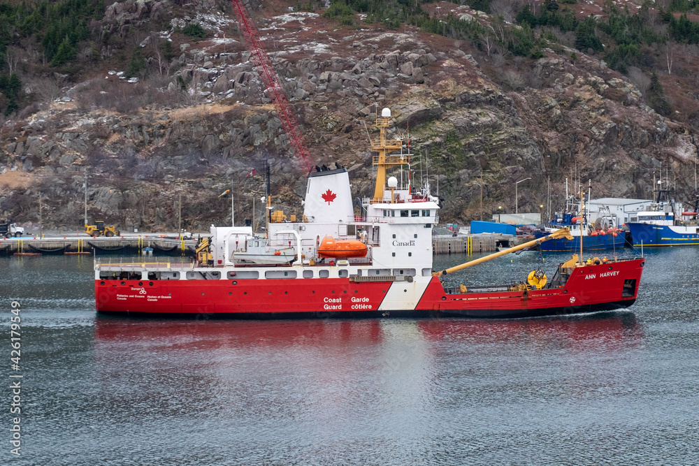 Foto de St. John's, Newfoundland, Canada-April 2021: The Canadian Coast ...