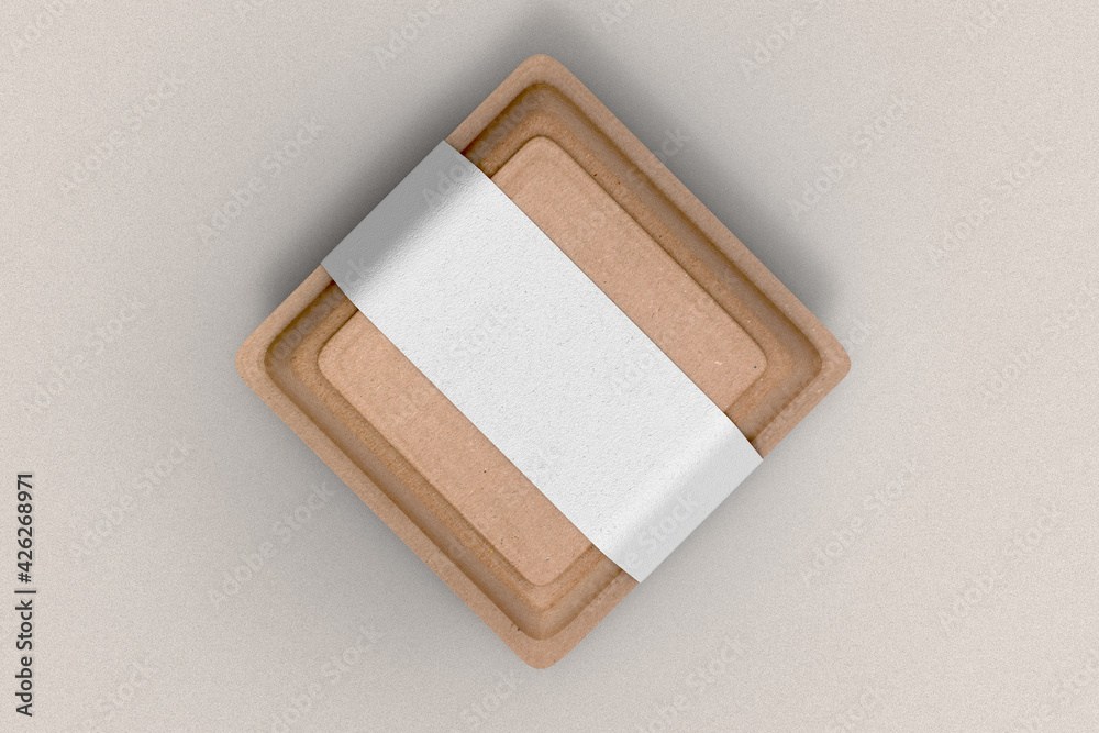 Fast food delivery box mockup design Stock Photo | Adobe Stock