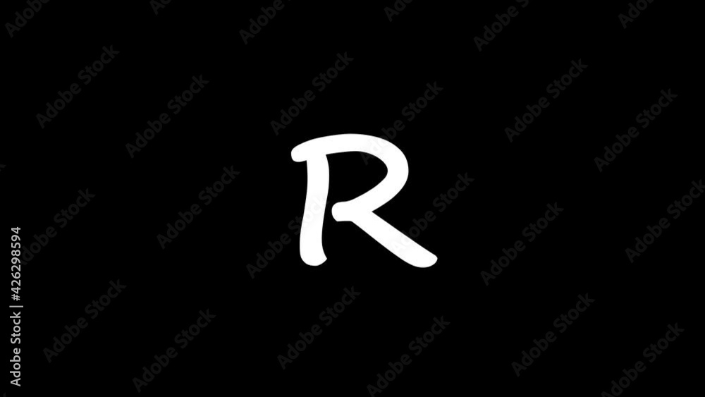 letter R of the English alphabet, learning English alphabet letters ...