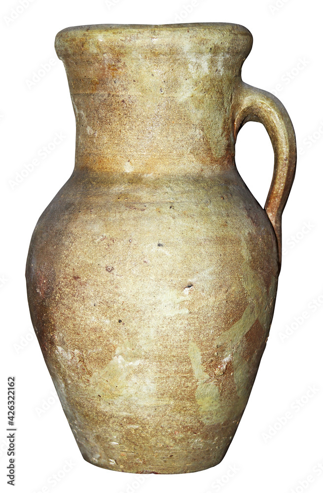 Old clay jar that was used in ancient times Stock Photo | Adobe Stock