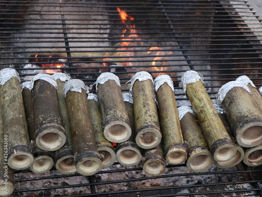 Bamboo rice of aboriginal in Kaohsiung Taiwan design for traditional ...