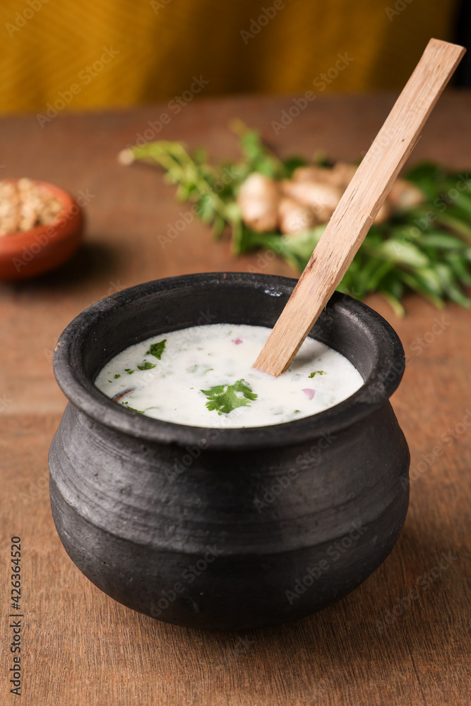 Spiced buttermilk , chaas , chaach , moru , sambharam , curd, lassi ...