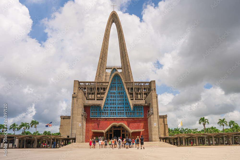 Basílica Catedral Nuestra Señora de La Altagracia Stock Photo | Adobe Stock