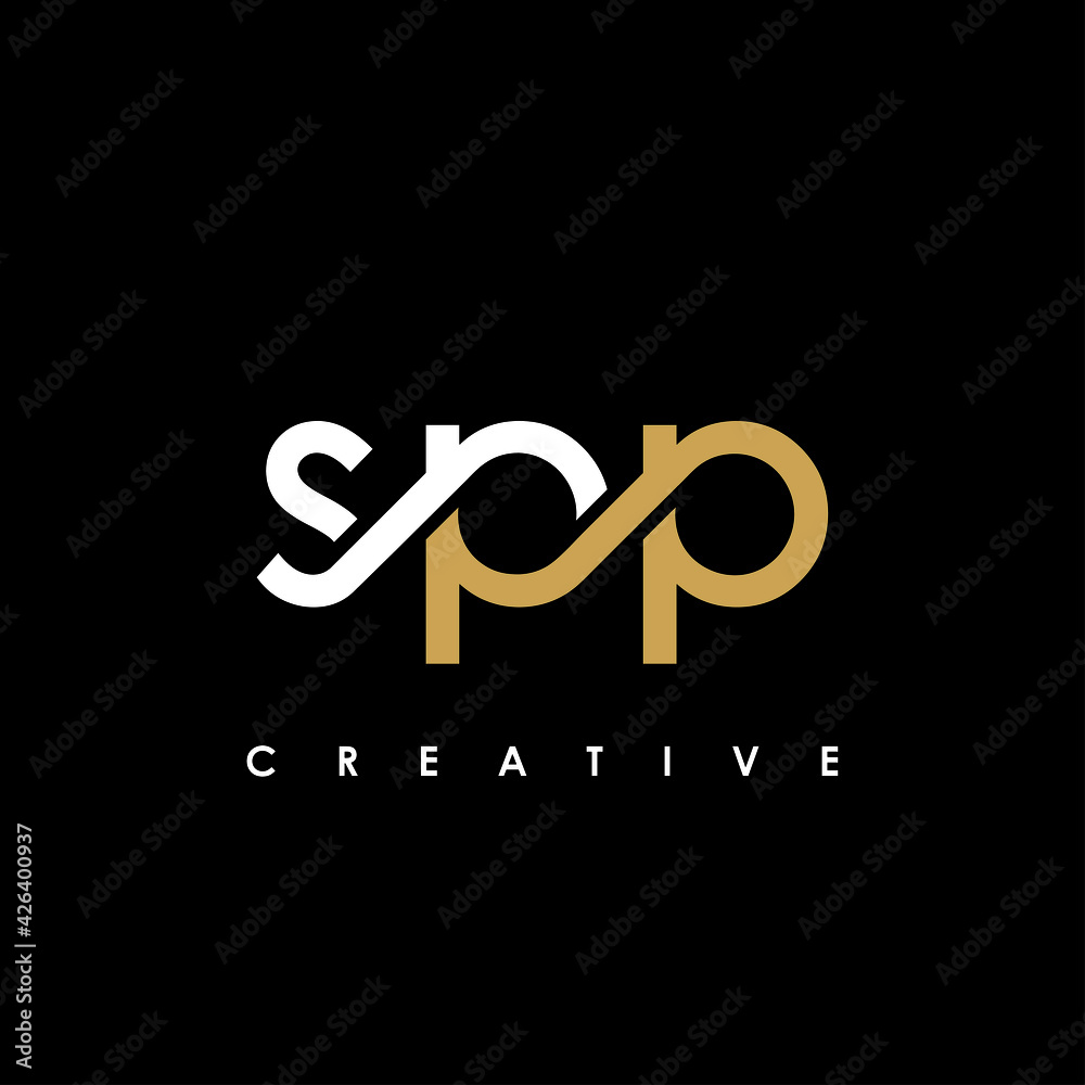 SPP Letter Initial Logo Design Template Vector Illustration Stock ...