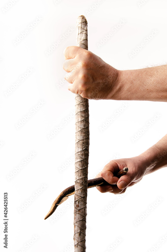 one hand holds a set of prehistoric mountain ranges. from the stone age ...