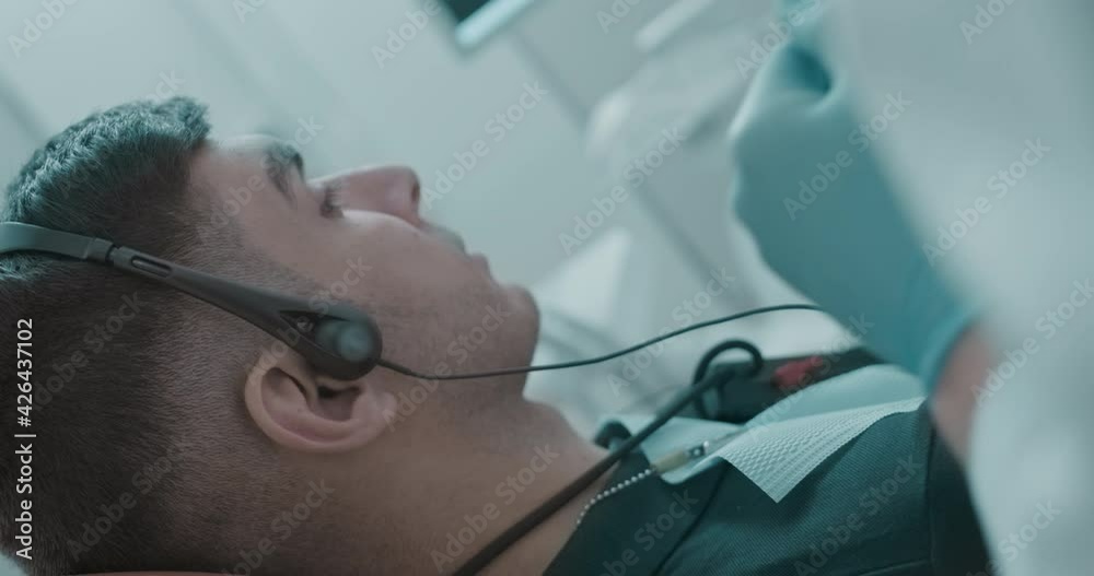 An Arabian Male Patient Is Having A Joint Vibration Analysis Procedure An Arabian Male Patient Is Having A Joint Vibration Analysis Procedure