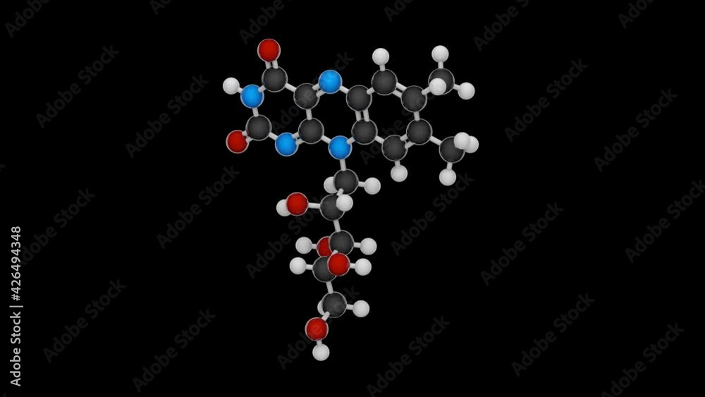 Vitamin B2(Riboflavin). Also known as Vitamin G, vactochrome ...